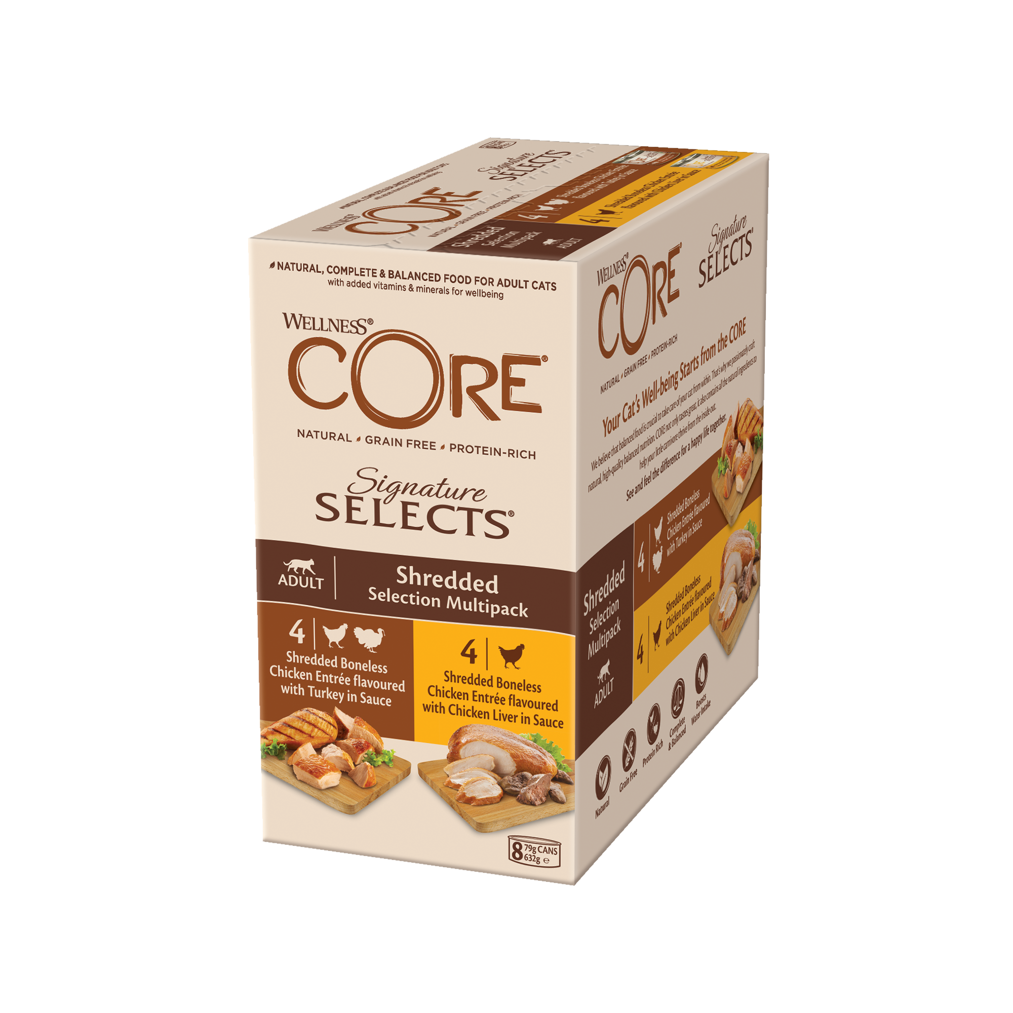 Wellness CORE Signature Selects Shredded Selection Multipack - 8 x 79g ...