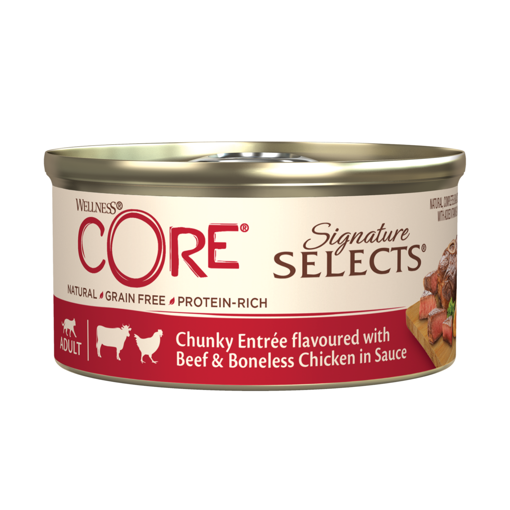 Wellness CORE Signature Selects Chunky Entree with Beef & Boneless ...