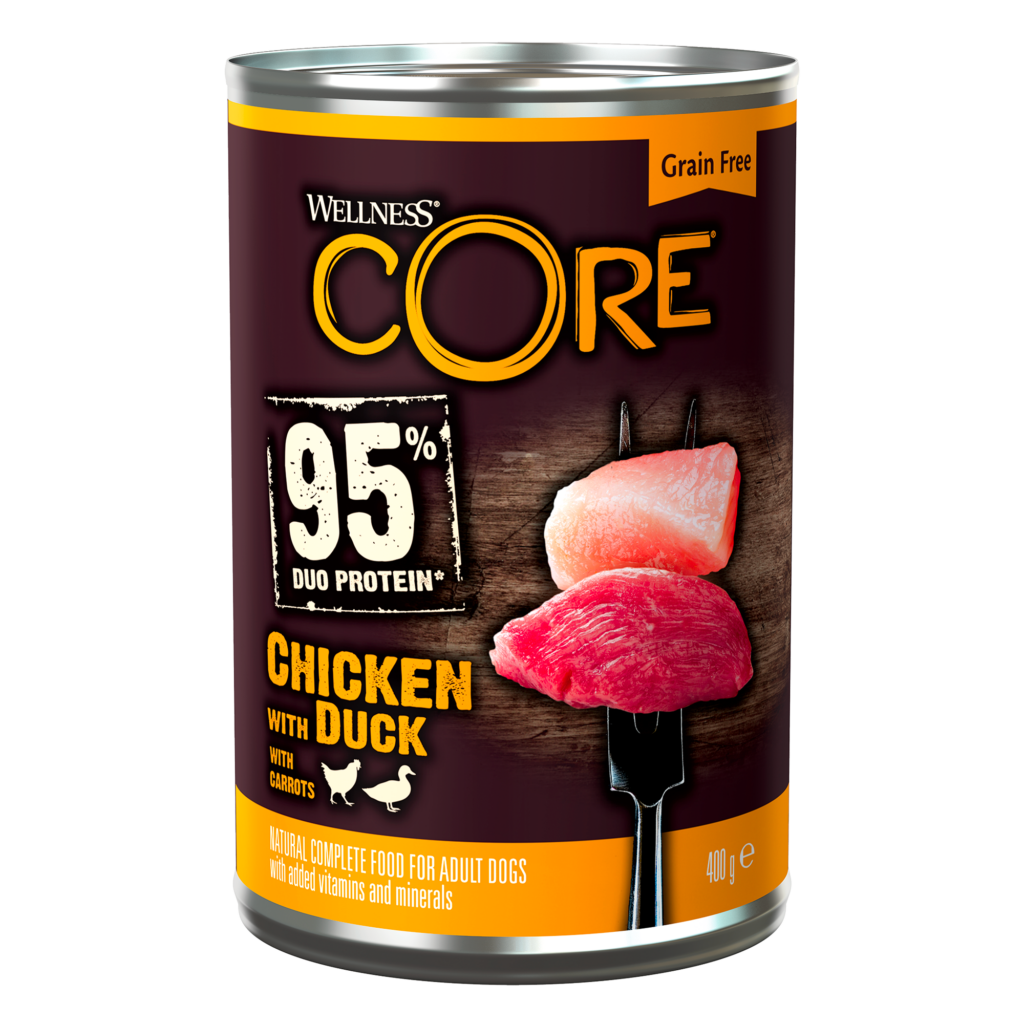 Wellness CORE 95% Duo Protein Chicken with Duck with Carrots - 400g ...